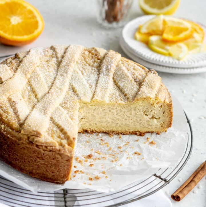 Easter Rice Pie (Pastiera di Riso) - Pina Bresciani