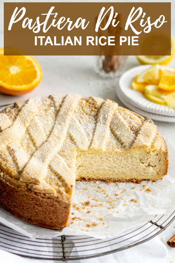 Easter Rice Pie (Pastiera di Riso) - Pina Bresciani