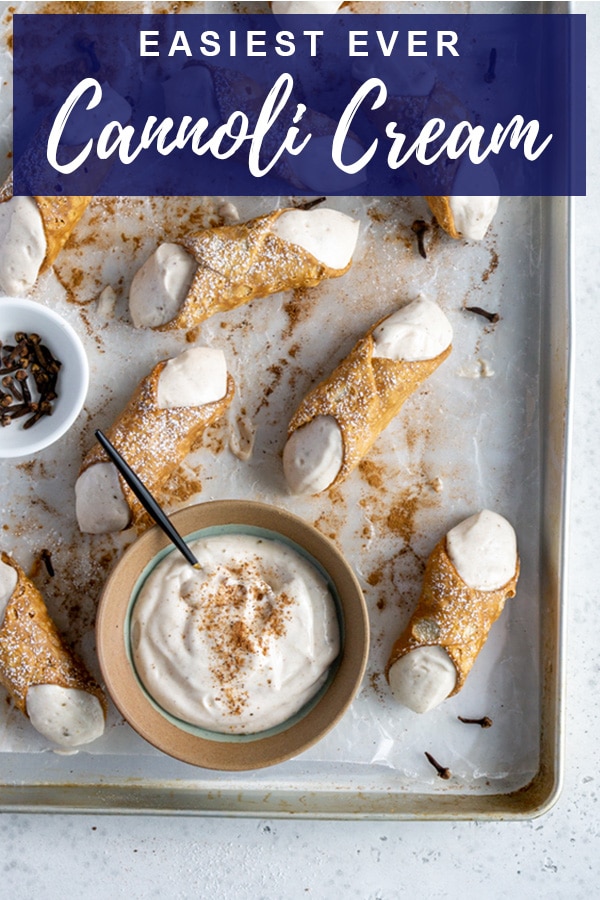 Authentic (and Easy!) Cannoli Cream - Pina Bresciani