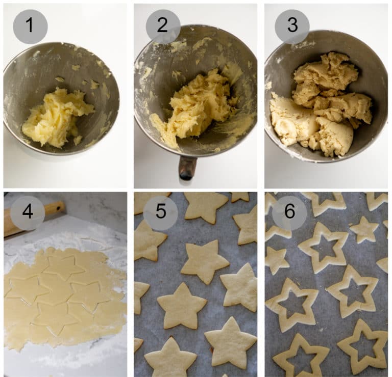 Star Cookies with Pistachio Cream - Pina Bresciani