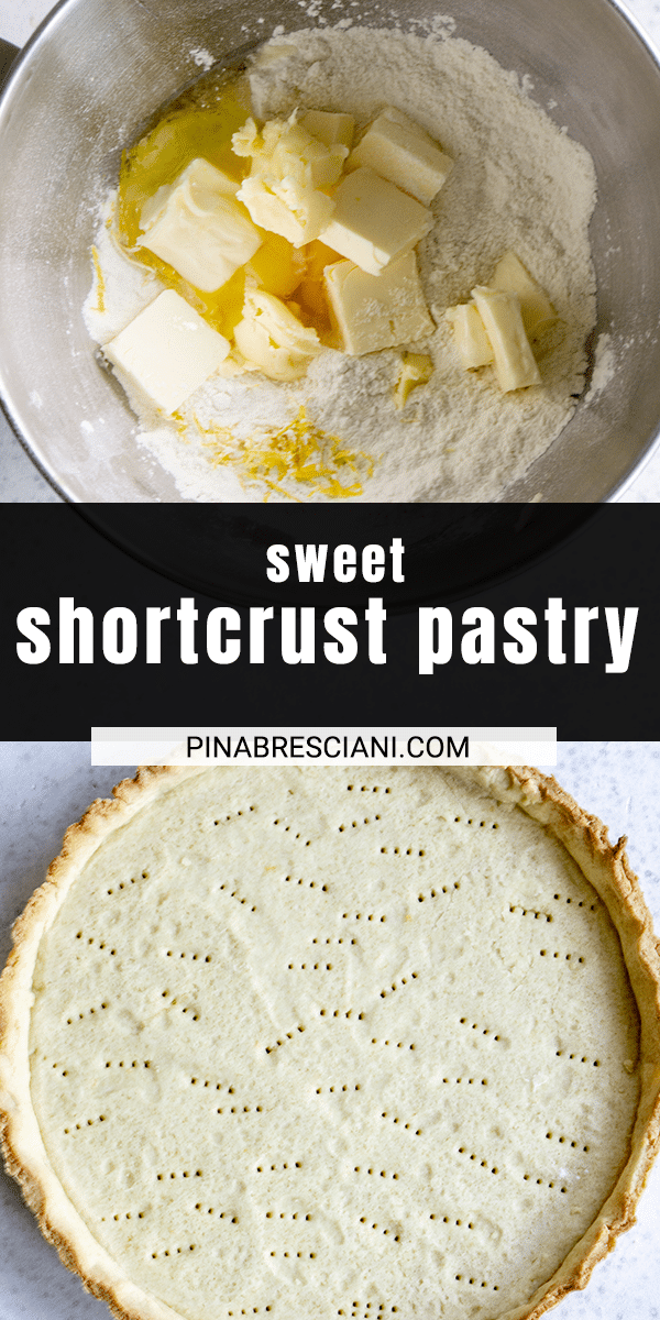 Pasta Frolla - Sweet Italian Shortcrust Pastry - Pina Bresciani