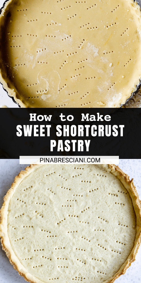 Pasta Frolla - Sweet Italian Shortcrust Pastry - Pina Bresciani