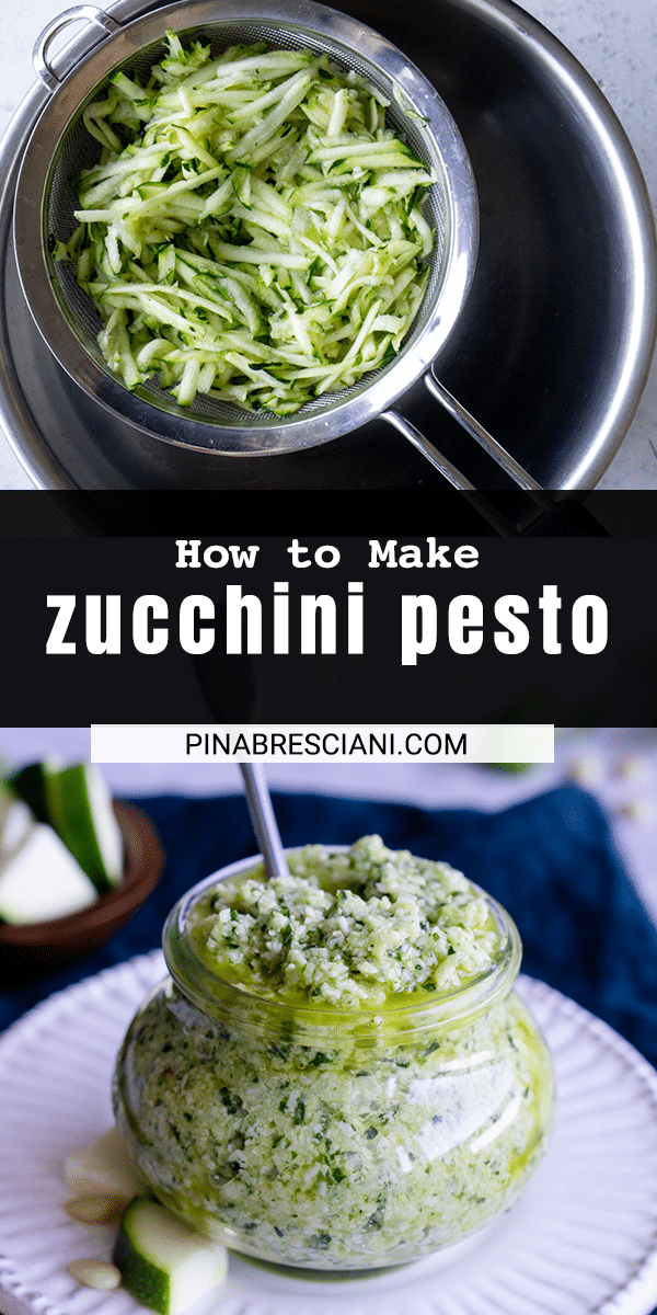 Zucchini Pesto - Pina Bresciani