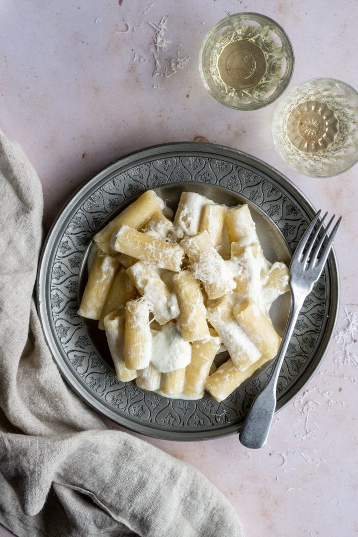 Easiest Ever Creamy Ricotta Pasta - Pina Bresciani