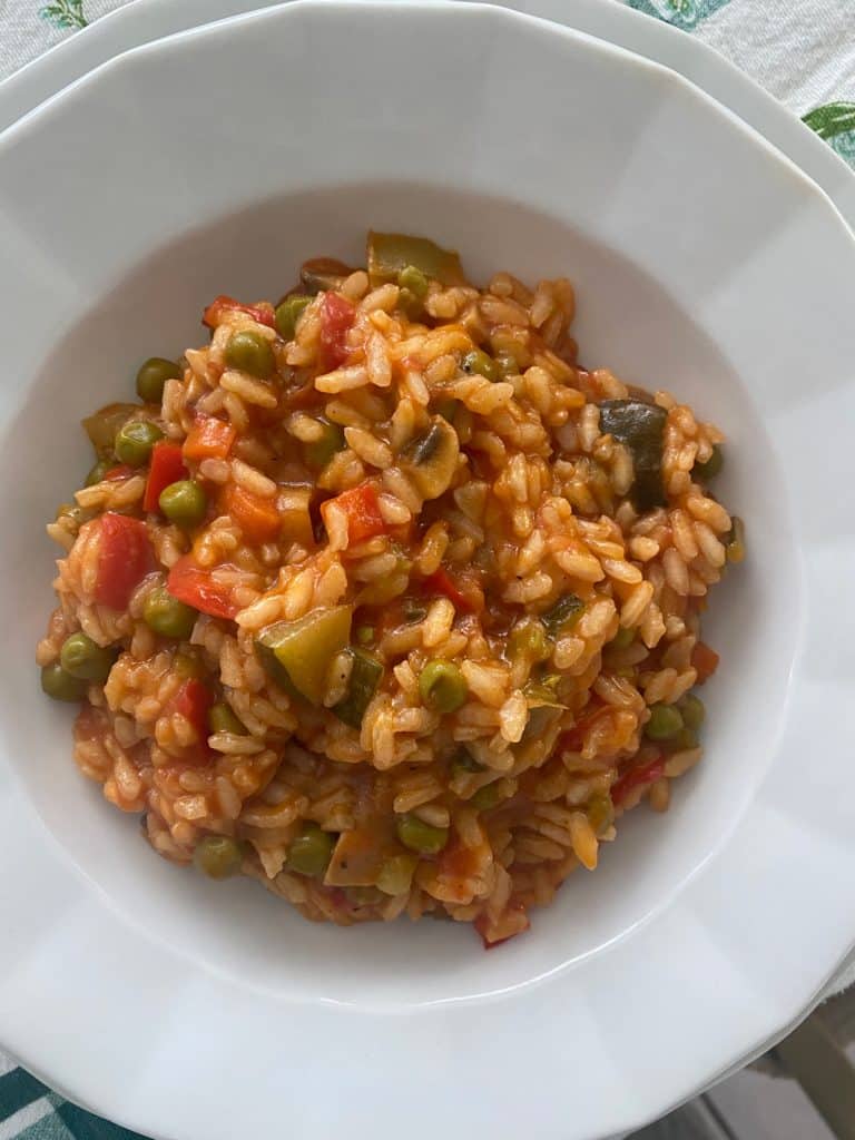 Mom's Vegetable Risotto - Pina Bresciani