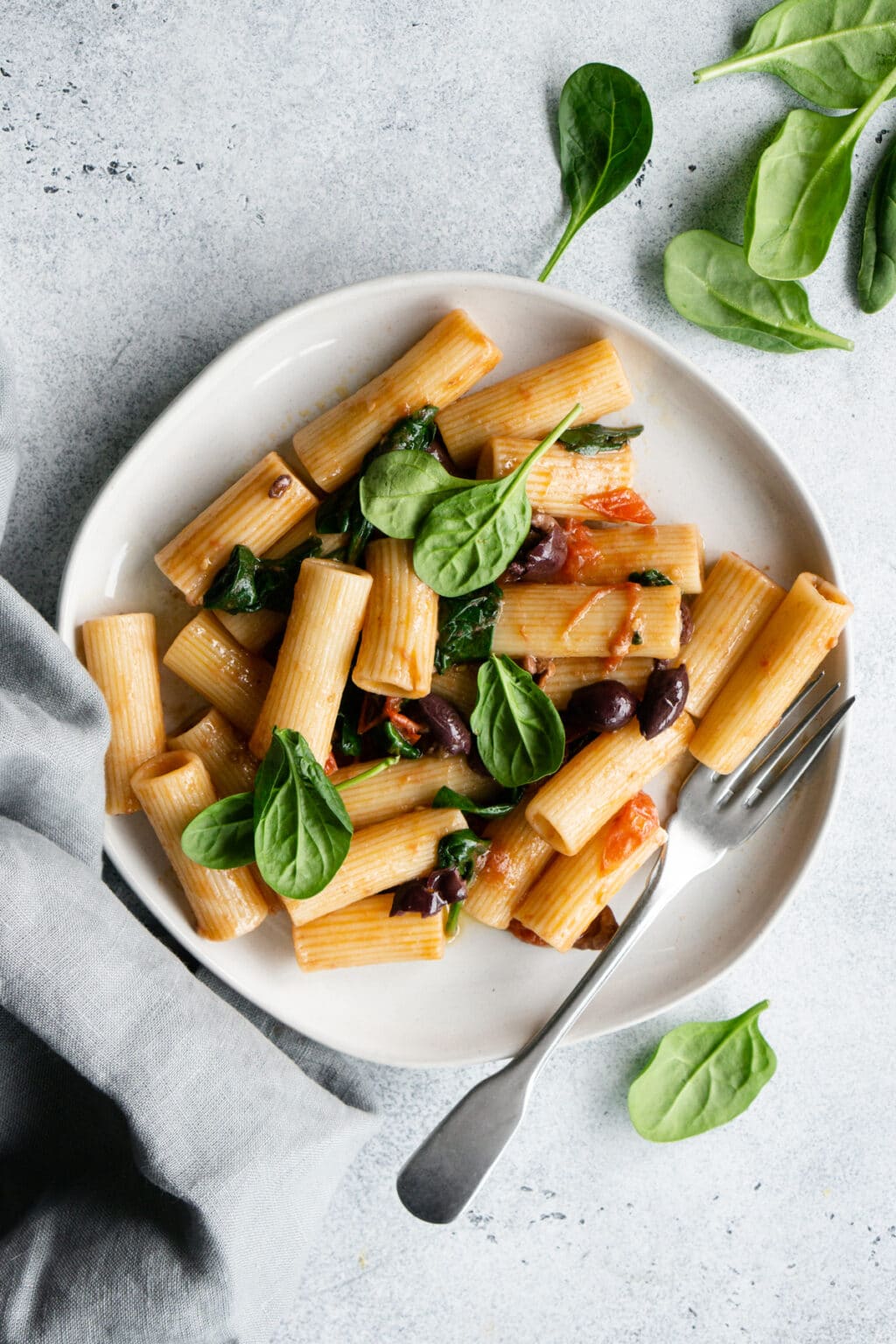 Spinach Penne Pasta - Pina Bresciani
