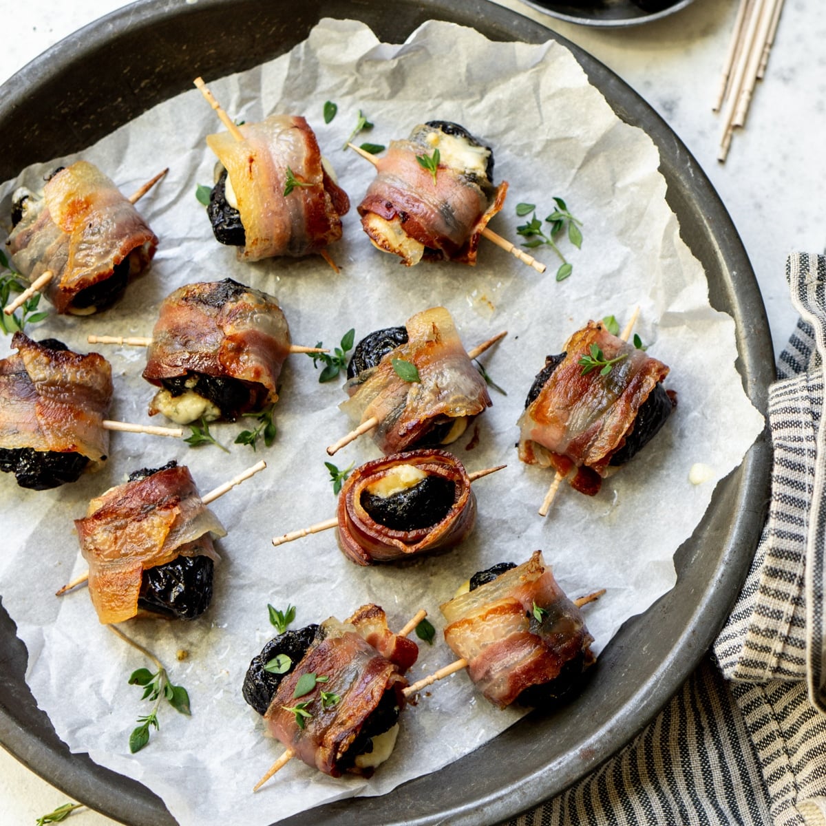 Stuffed Prunes - Wrapped In Pancetta and Filled With Gorgonzola! - Pina ...