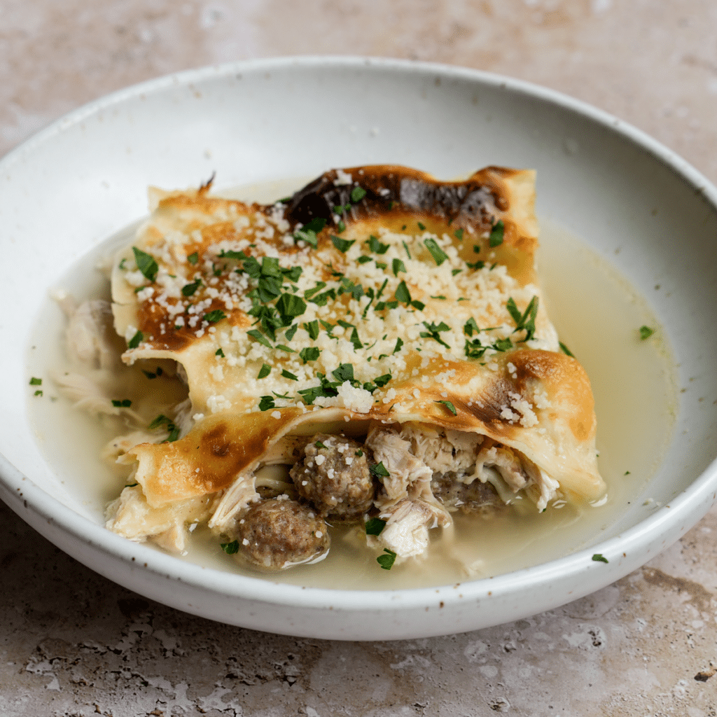 Lasagna in Brodo (Lasagna in Broth) - A Traditional Dish from Molise ...