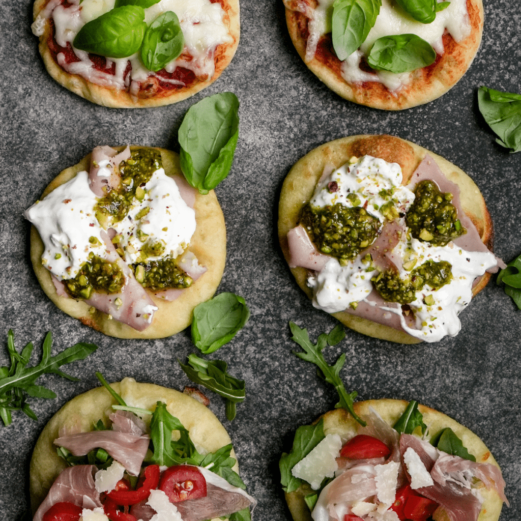 Mini Pizzetta (Mini Pizza) - With Assorted Toppings - Pina Bresciani