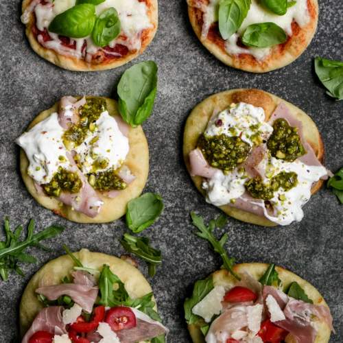 Mini Pizzetta (Mini Pizza) - With Assorted Toppings - Pina Bresciani