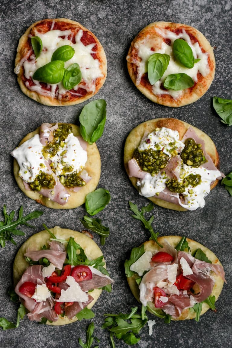 Mini Pizzetta (Mini Pizza) - With Assorted Toppings - Pina Bresciani