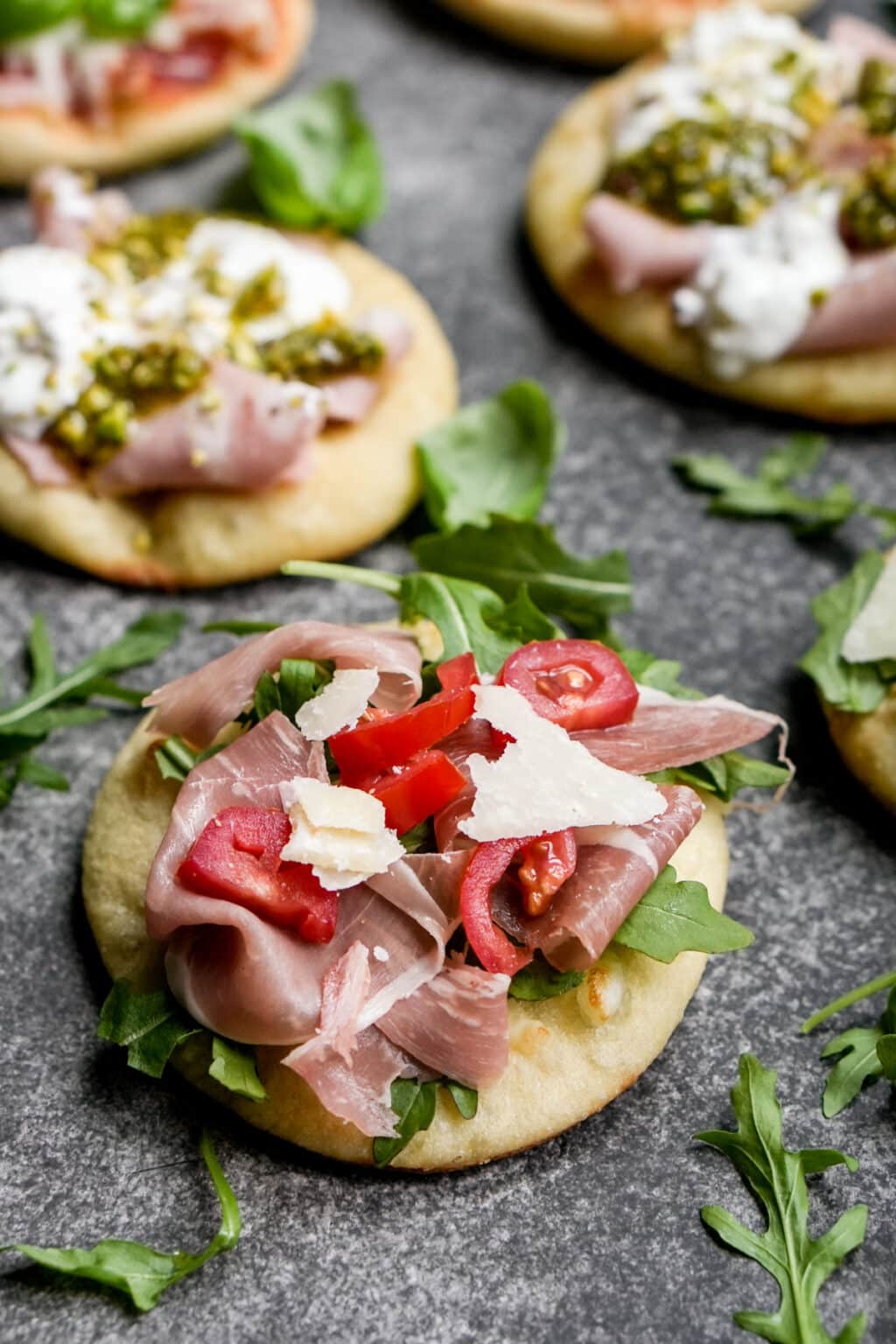 Mini Pizzetta (Mini Pizza) - With Assorted Toppings - Pina Bresciani