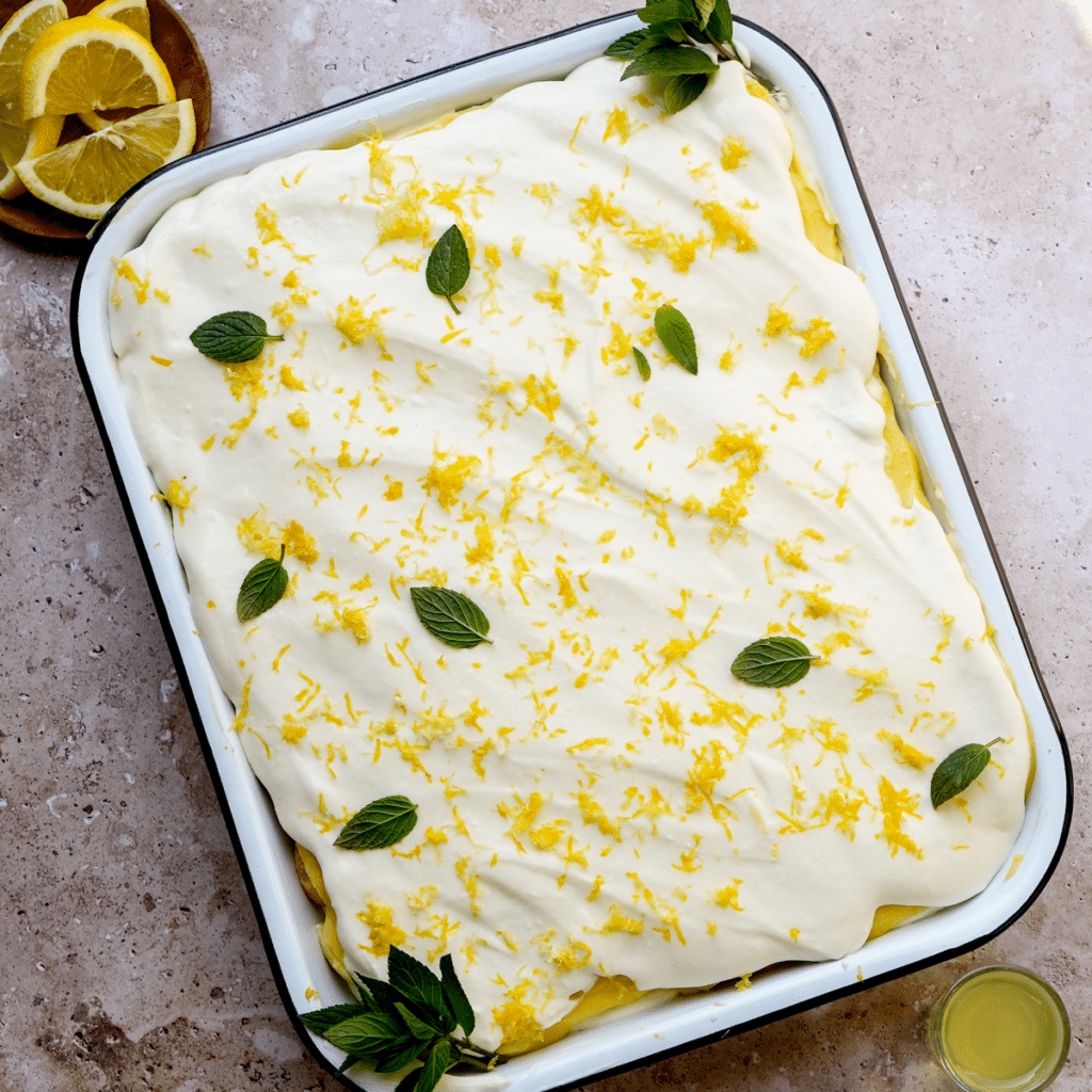 Limoncello Tiramisu - Refreshing Dessert! - Pina Bresciani