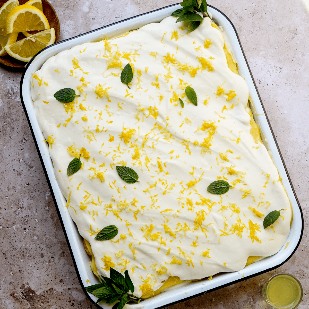 Limoncello Tiramisu - Refreshing Dessert! - Pina Bresciani