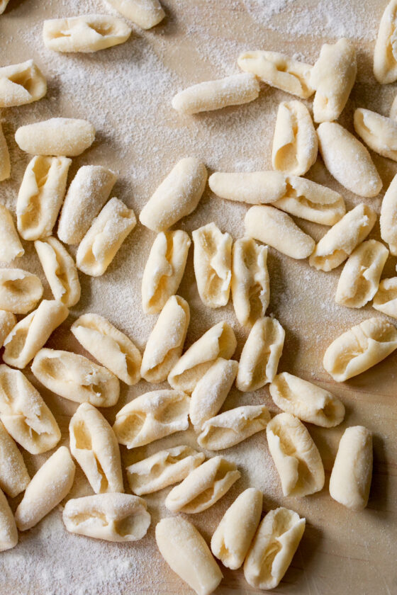 Homemade Cavatelli Pasta (2-Ingredient Recipe!) - Pina Bresciani