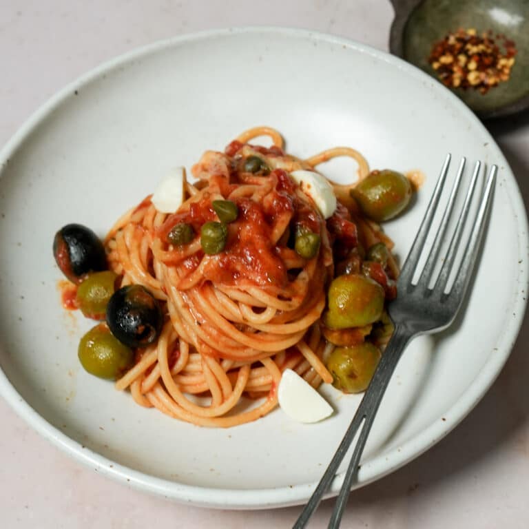25-Minute Vesuviana Pasta - Pina Bresciani
