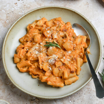 Italian Pasta with Potatoes (Pasta e Patate) - Pina Bresciani