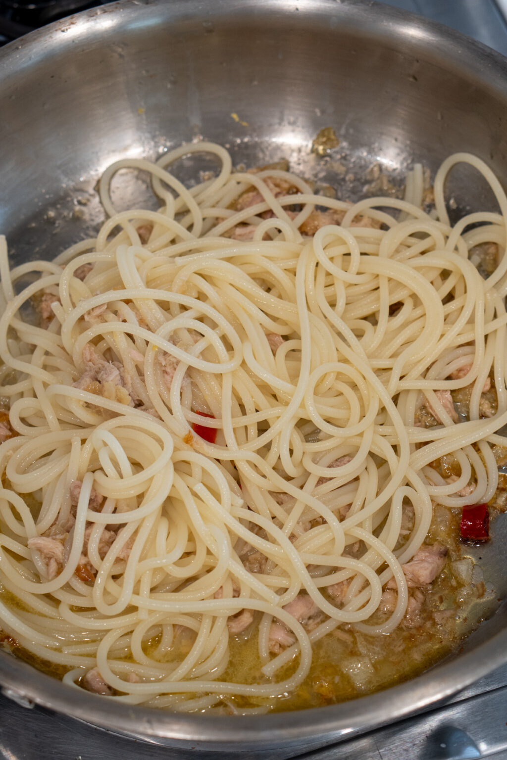 Tuna Spaghetti With Lemon and Parsley - Pina Bresciani